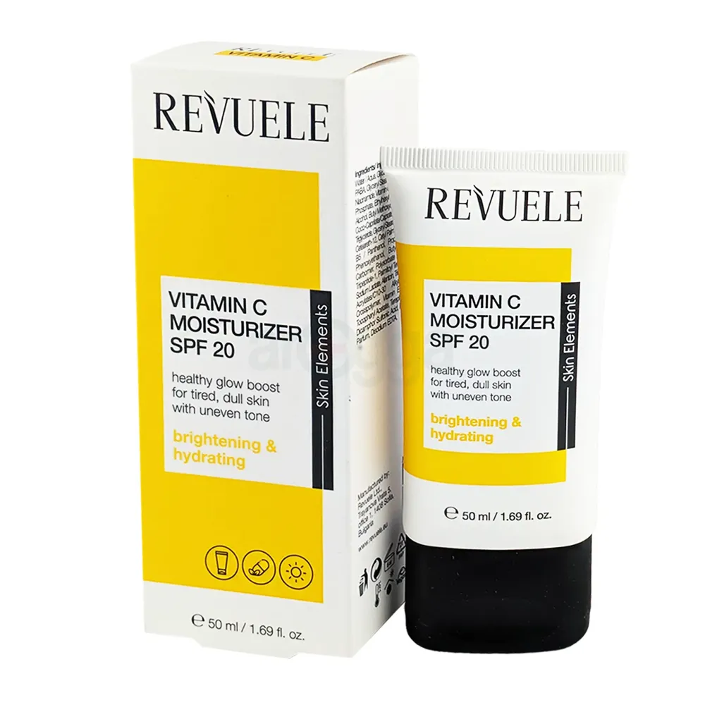 Revuele Vitamin C Moisturizing Cream SPF 20 Brightening & Hydrating ...