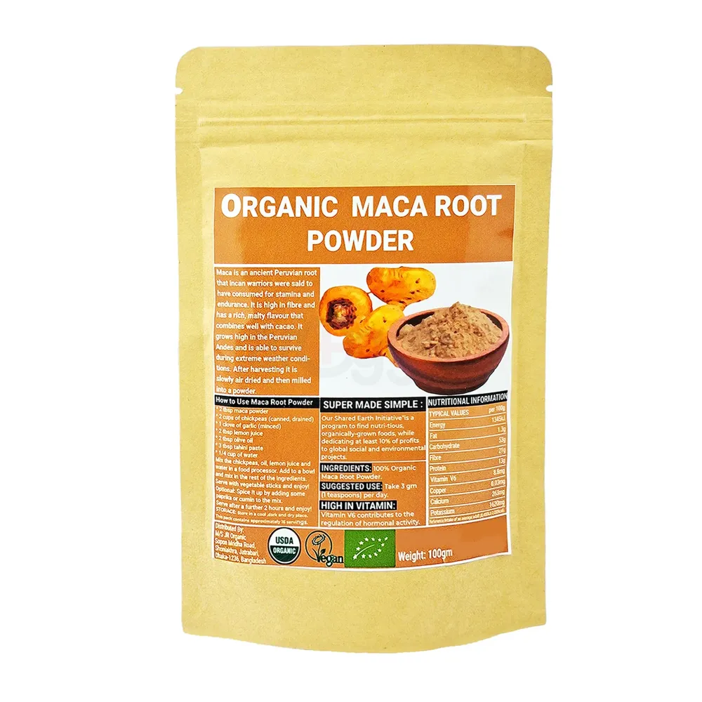 Organic Maca Root Powder 100gm price in Bangladesh | Arogga