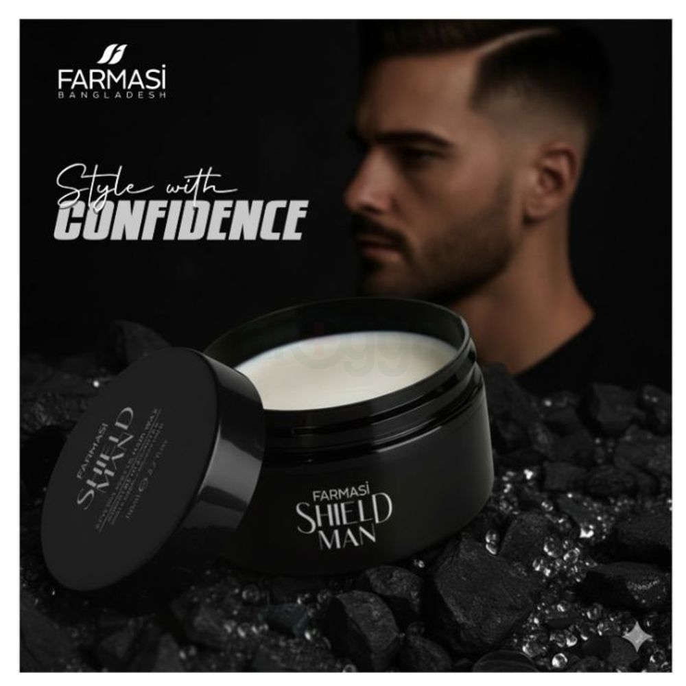 Farmasi Shield Man Amino Acid Complex Styling Matte Hair Wax 110ml ...