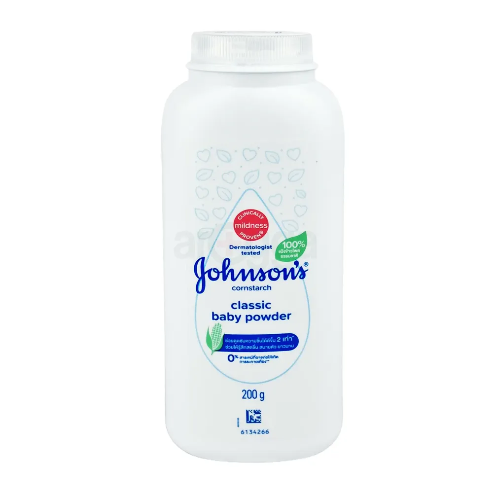 Johnson's Cornstarch Classic Baby Powder 200gm price in Bangladesh | Arogga
