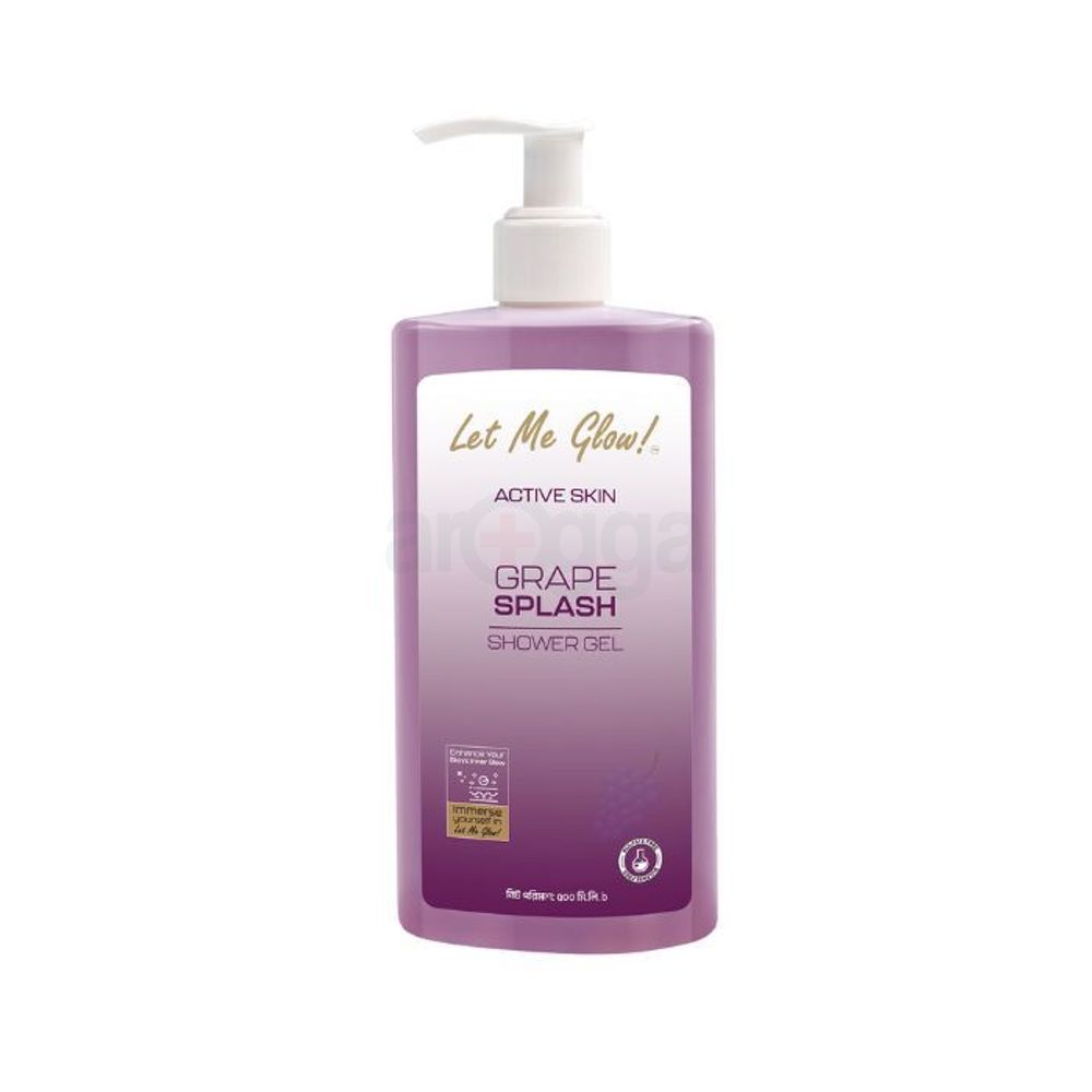 Let Me Glow Grape Splash Shower Gel - 500ml price in Bangladesh | Arogga