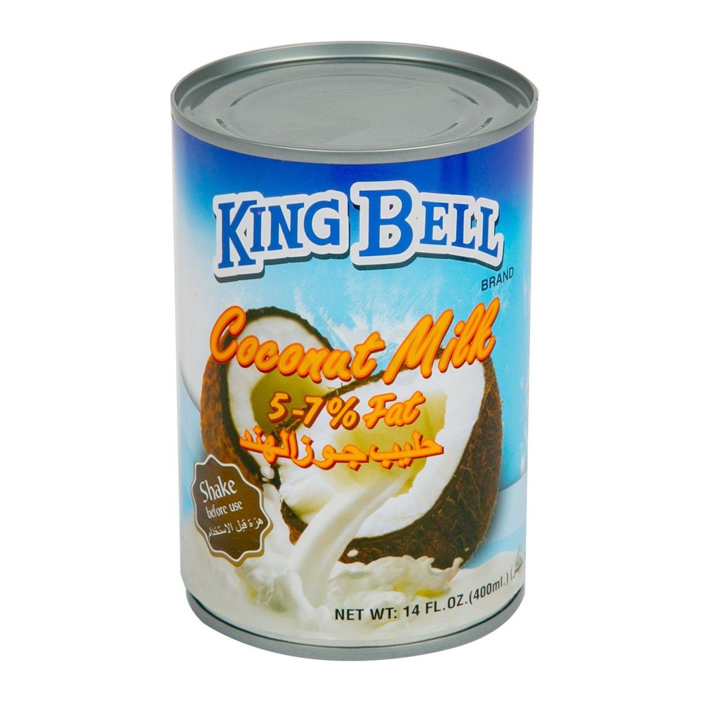 King Bell Coconut Milk with 5-7% Fat 400ml - Arogga Ltd