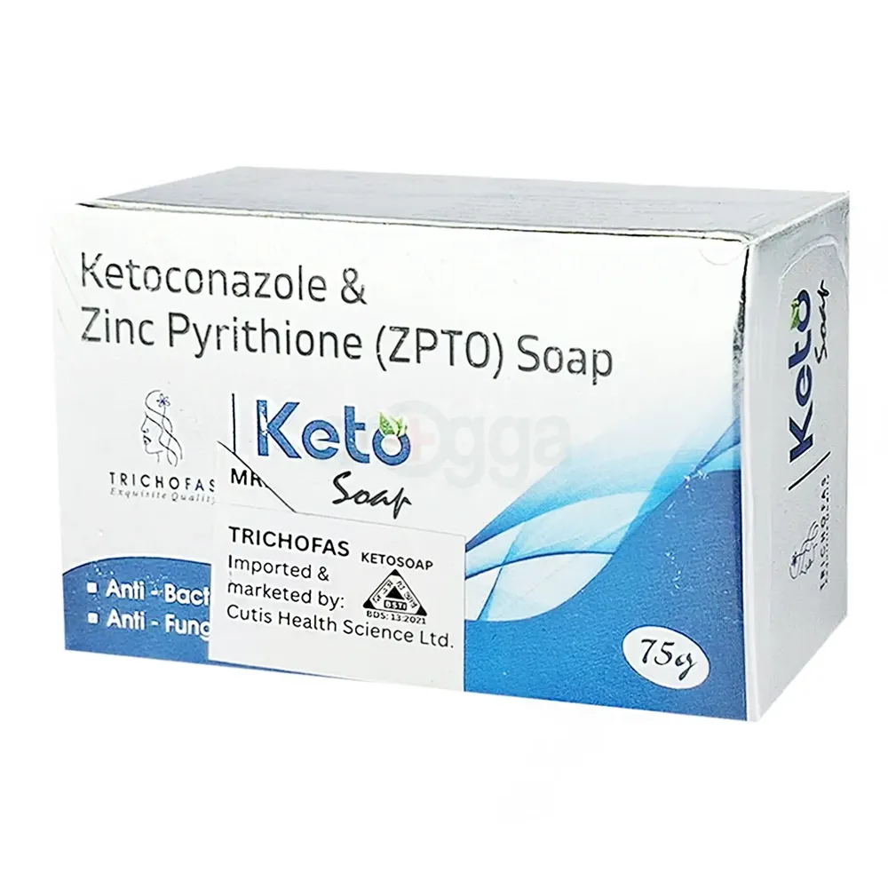 Trichofas Keto Soap 75gm price in Bangladesh | Arogga Online Pharmacy