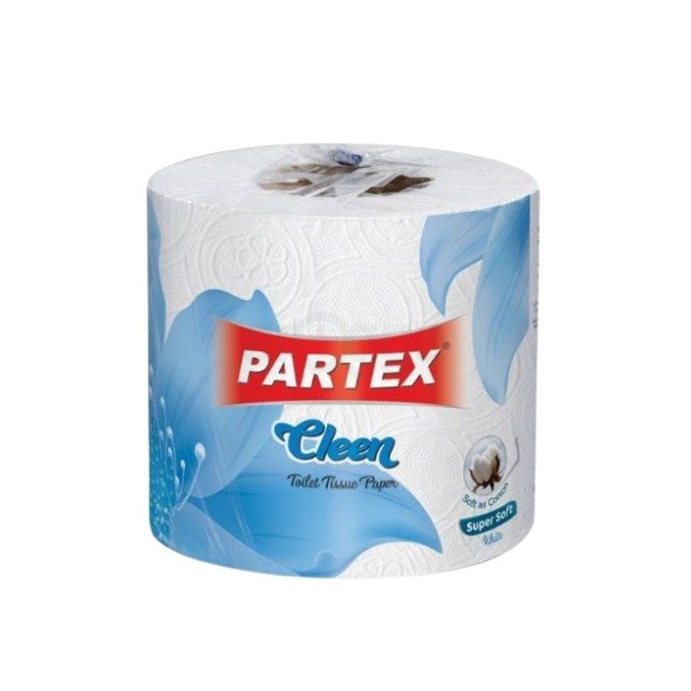 Partex Cleen Ultra Soft Toilet Tissue White - 180 Sheet (Single Roll ...