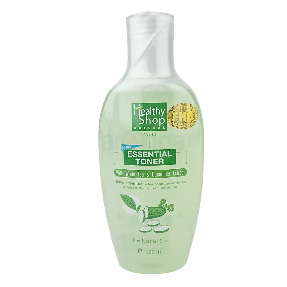 Healthy Shop Essential Toner with White Tea & Cucumber Extract For ...