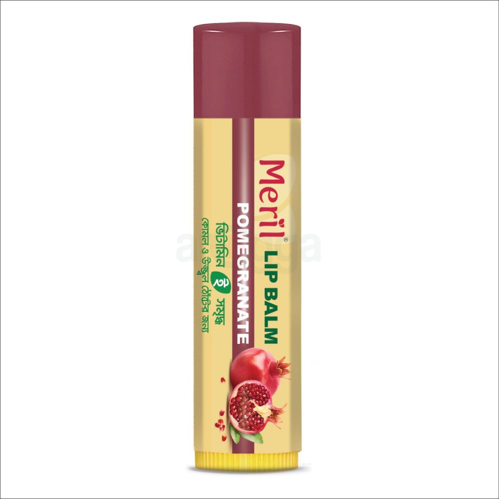 Meril Lip Balm (Pomegranate) 4.8gm price in Bangladesh | Arogga
