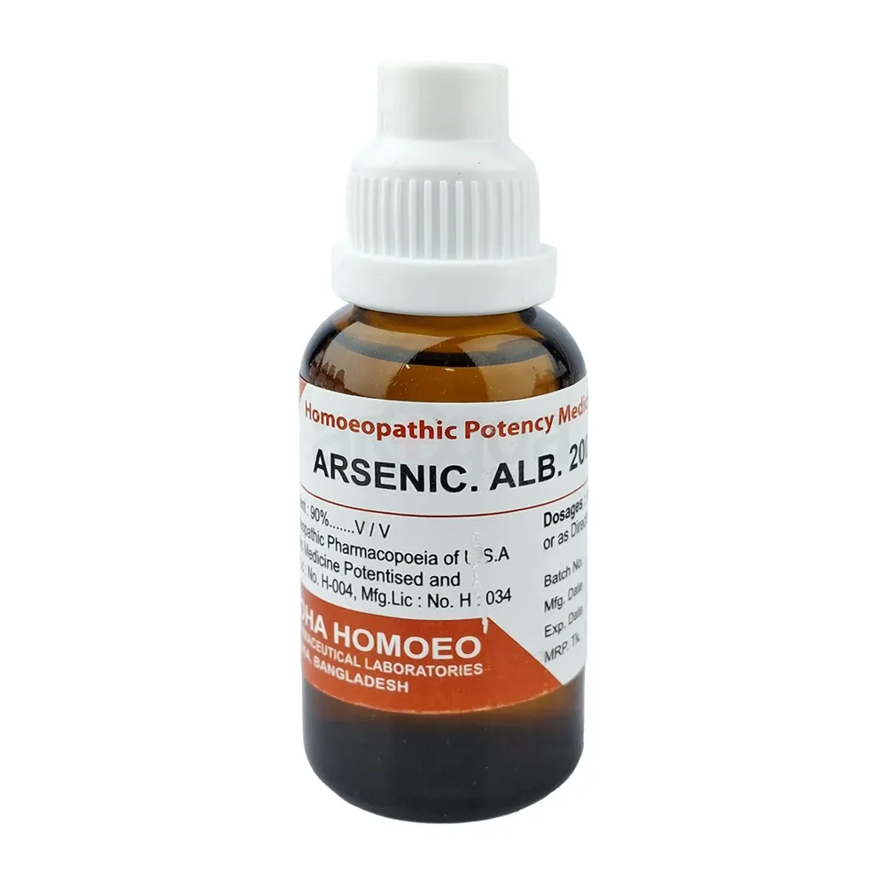 Arsenic. Alb. 200 30ml(Zoha Homeo) price in Bangladesh | Arogga