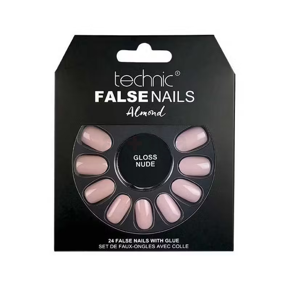 Technic False Nails with Glue - almond 24pcs price in Bangladesh | Arogga