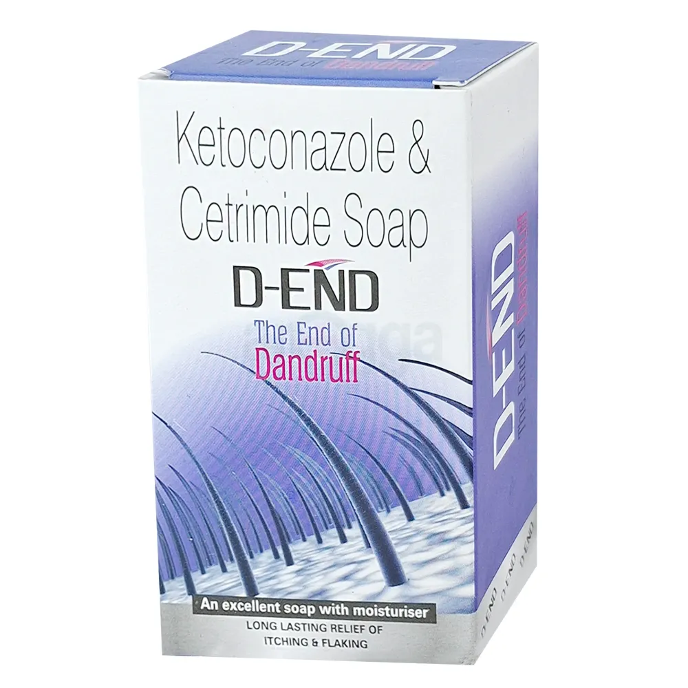 D-END Ketoconazole & Cetrimide Soap – The End of Dandruff (75g) price ...