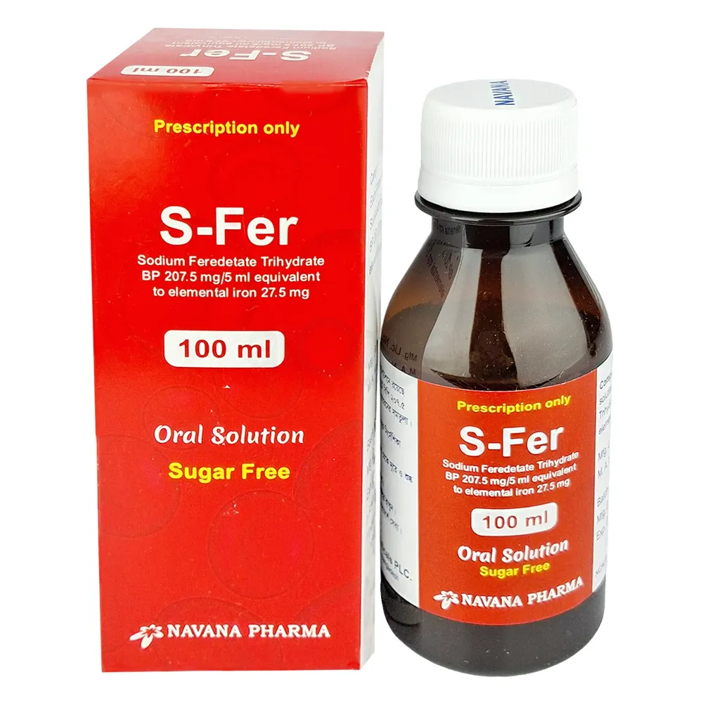 S-Fer 100ml price in Bangladesh | Arogga Online Pharmacy