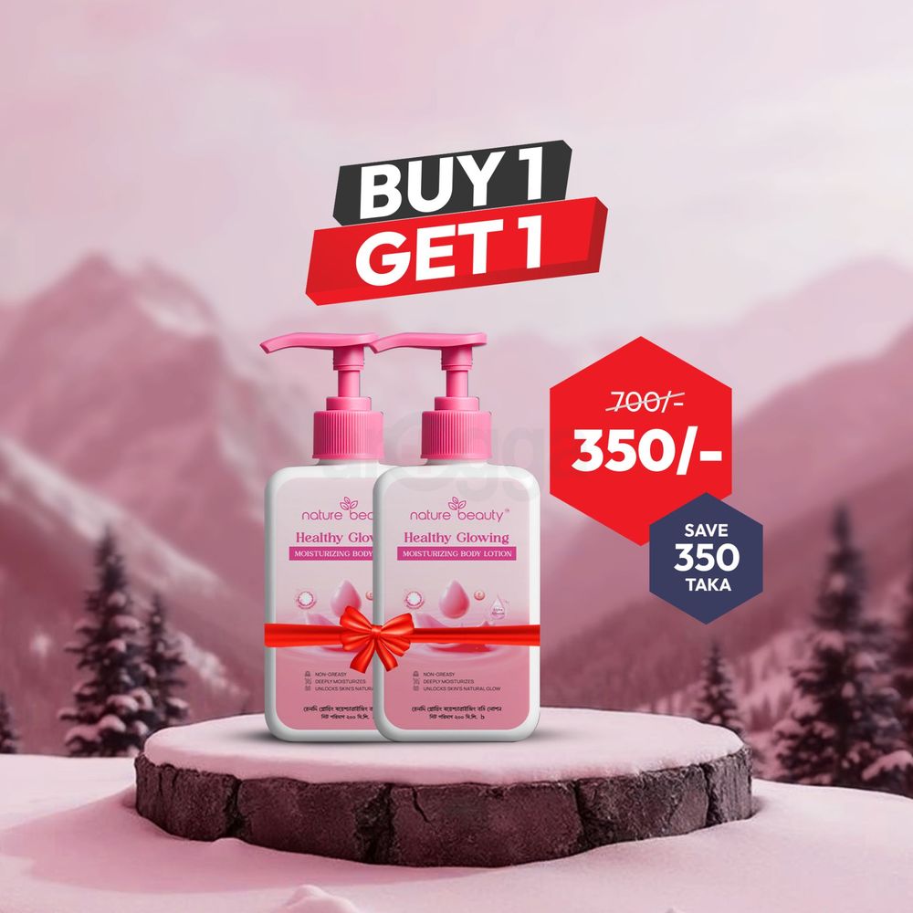 Buy 1 Nature Beauty Healthy Glowing Body Lotion 200ml & Get 1 Free ...