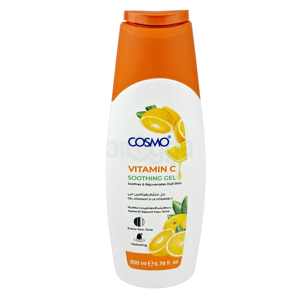 COSMO Vitamin C Soothing Gel – Hydrating & Rejuvenates Dull Skin, Evens ...