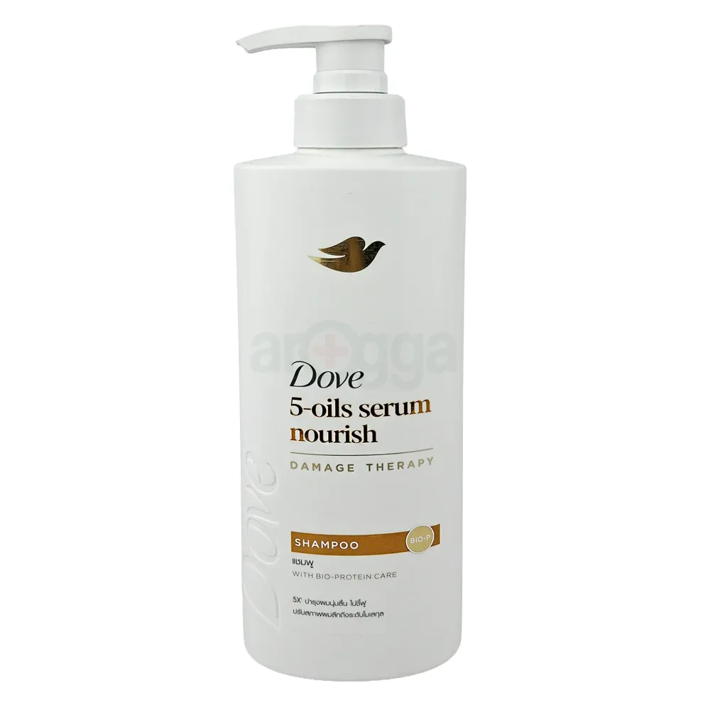 Dove 5-Oils Serum Nourish Damage Therapy Shampoo with Bio-Protein Care ...