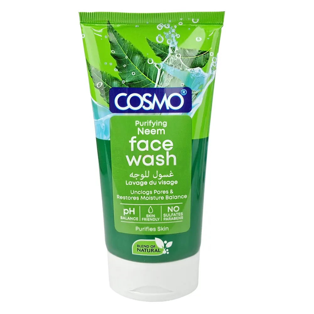 COSMO Purifying Neem Face Wash - Unclogs Pores & Restores Moisture ...