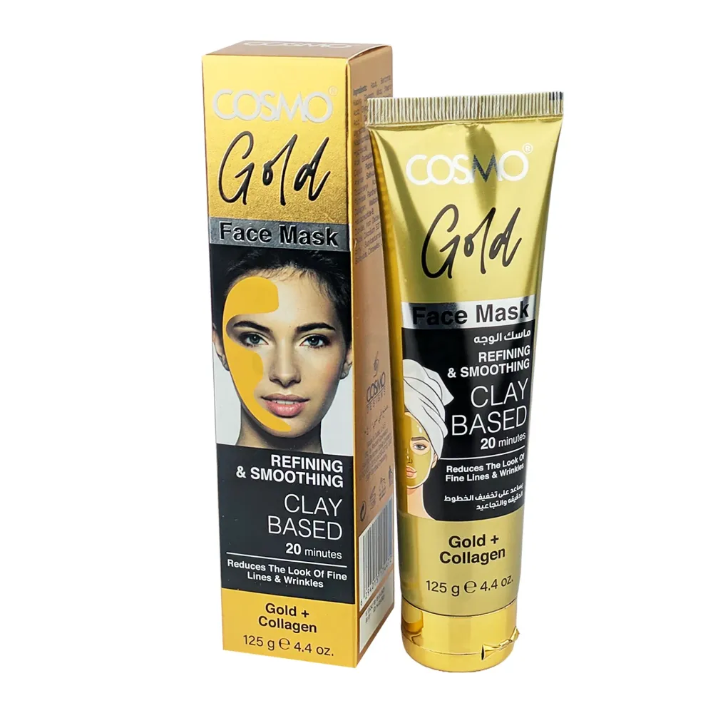 COSMO Gold Refining & Smoothing Face Mask 125g Clay-Based with Gold ...