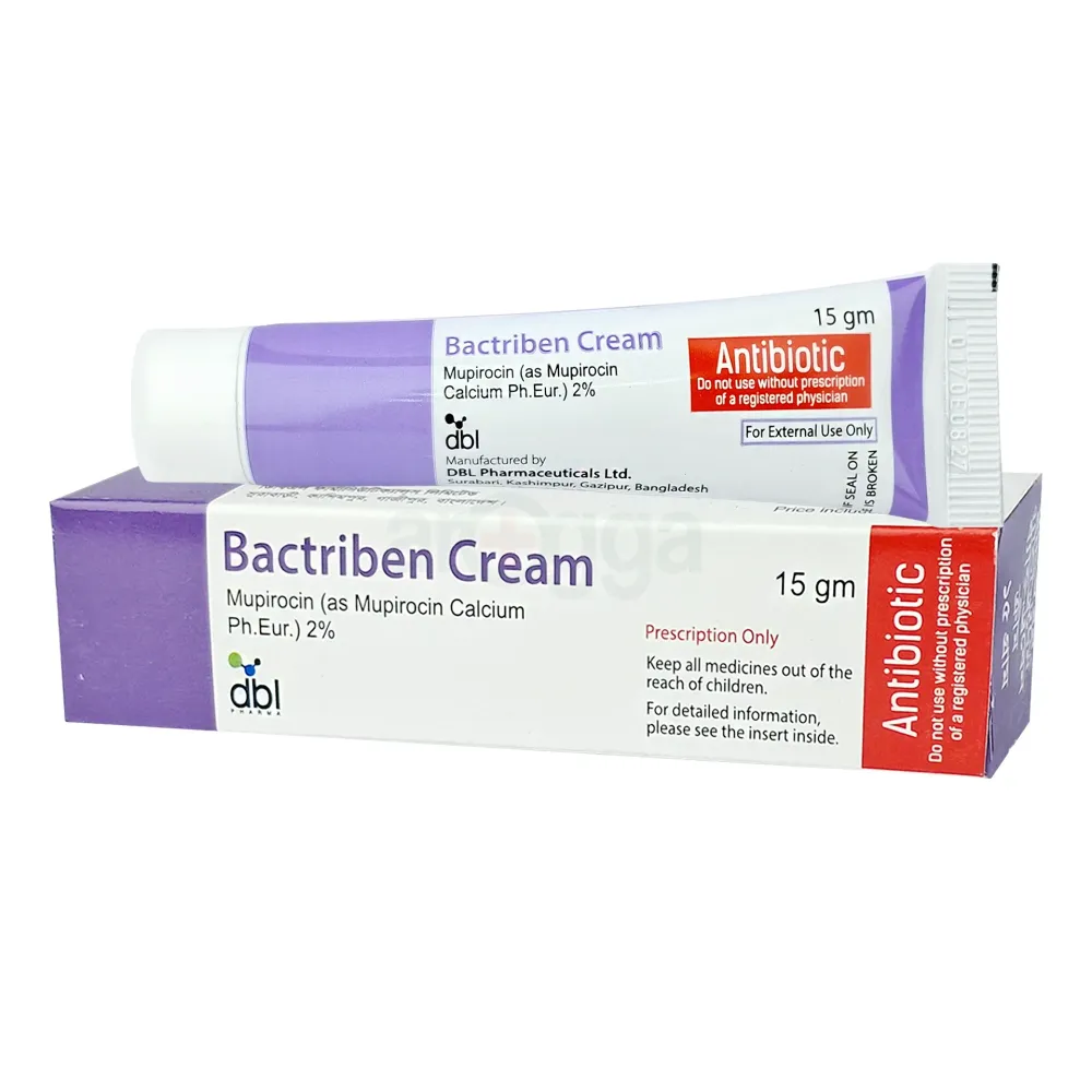 Bactriben 2% 2% cream - Arogga Online Pharmacy