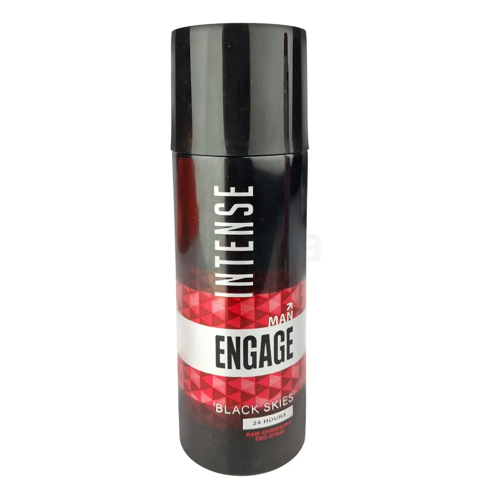 Engage Intense Black Skies Deodorant Sprays For Men, 150ml price in ...