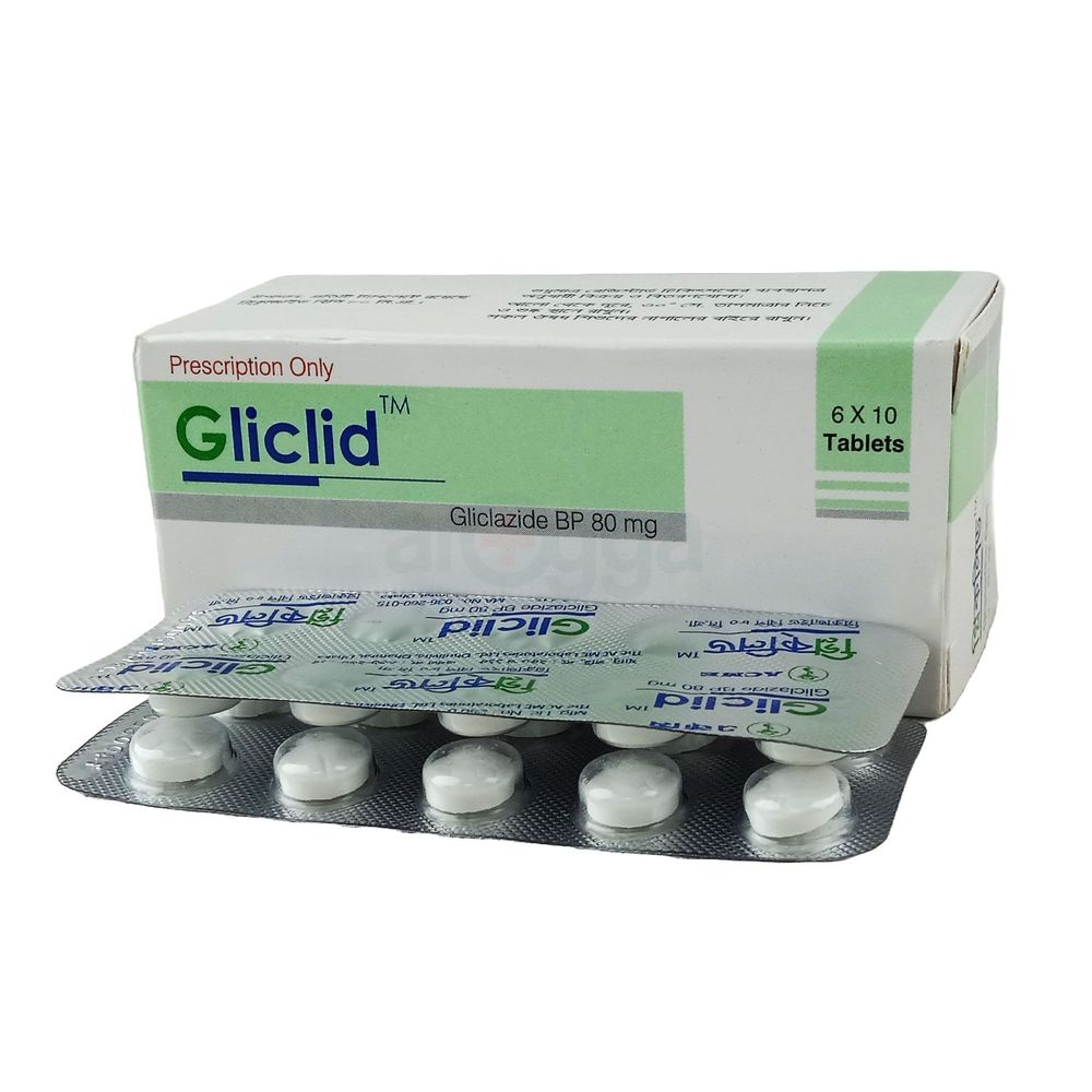 Gliclid 80mg Tablet - Arogga Online Pharmacy