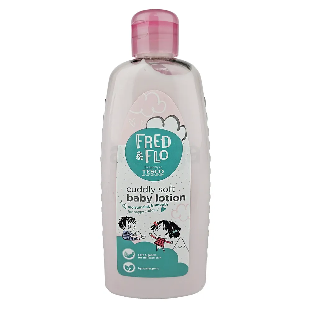 Tesco Fred & Flo Moisturising & Smooth Cuddly Soft Baby Lotion 500ml ...