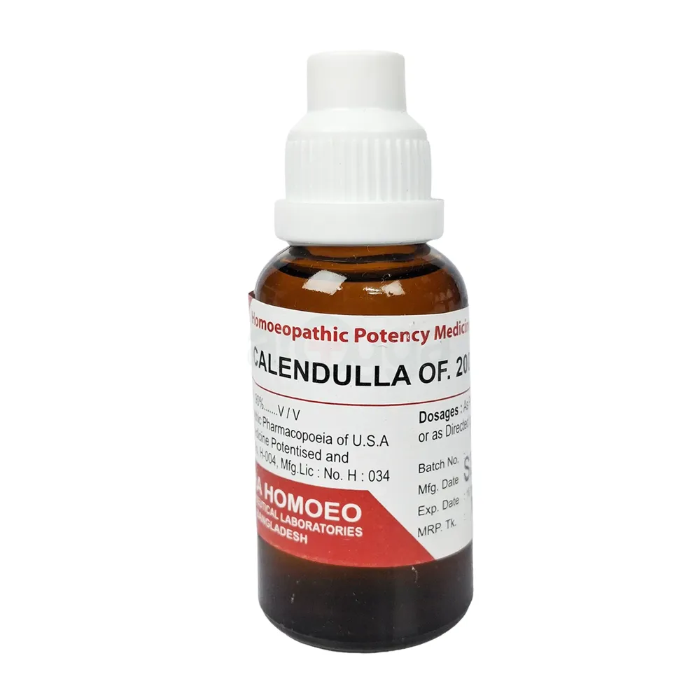 Calendulla Of 200 30ml(Zoha Homeo) price in Bangladesh | Arogga