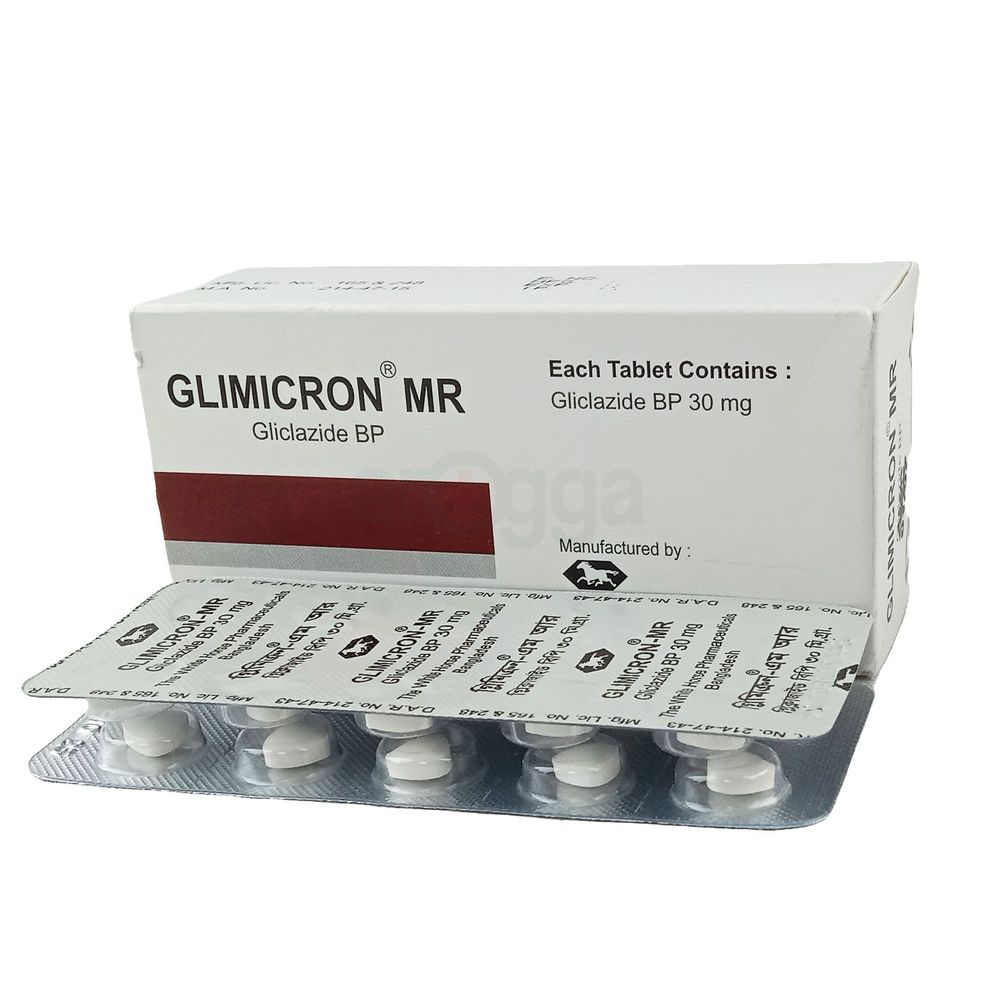 Glimicron MR 30mg Tablet - Arogga Online Pharmacy