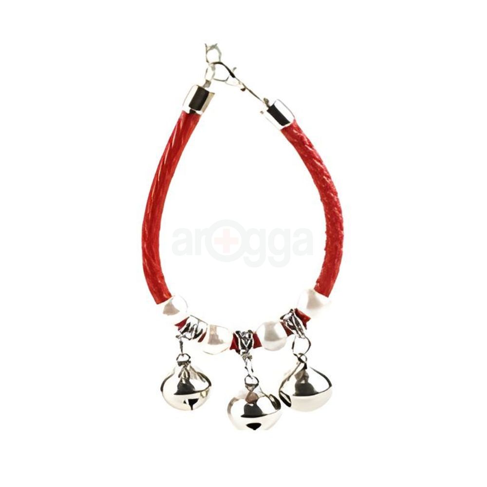 Stylish Triple Bell Adjustable Pet Collar with Removable Bell Pendant ...