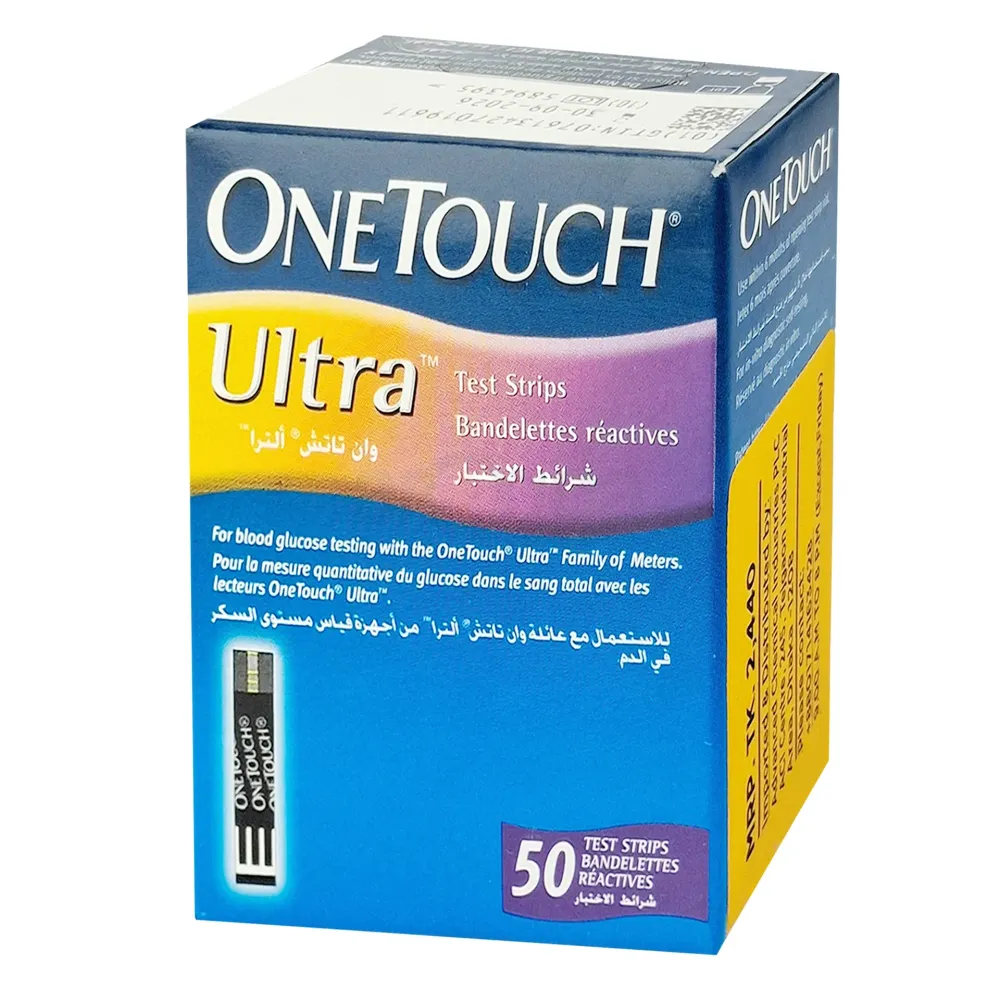 One Touch Ultra Blood Glucose Strip 50's Pack price in Bangladesh | Arogga