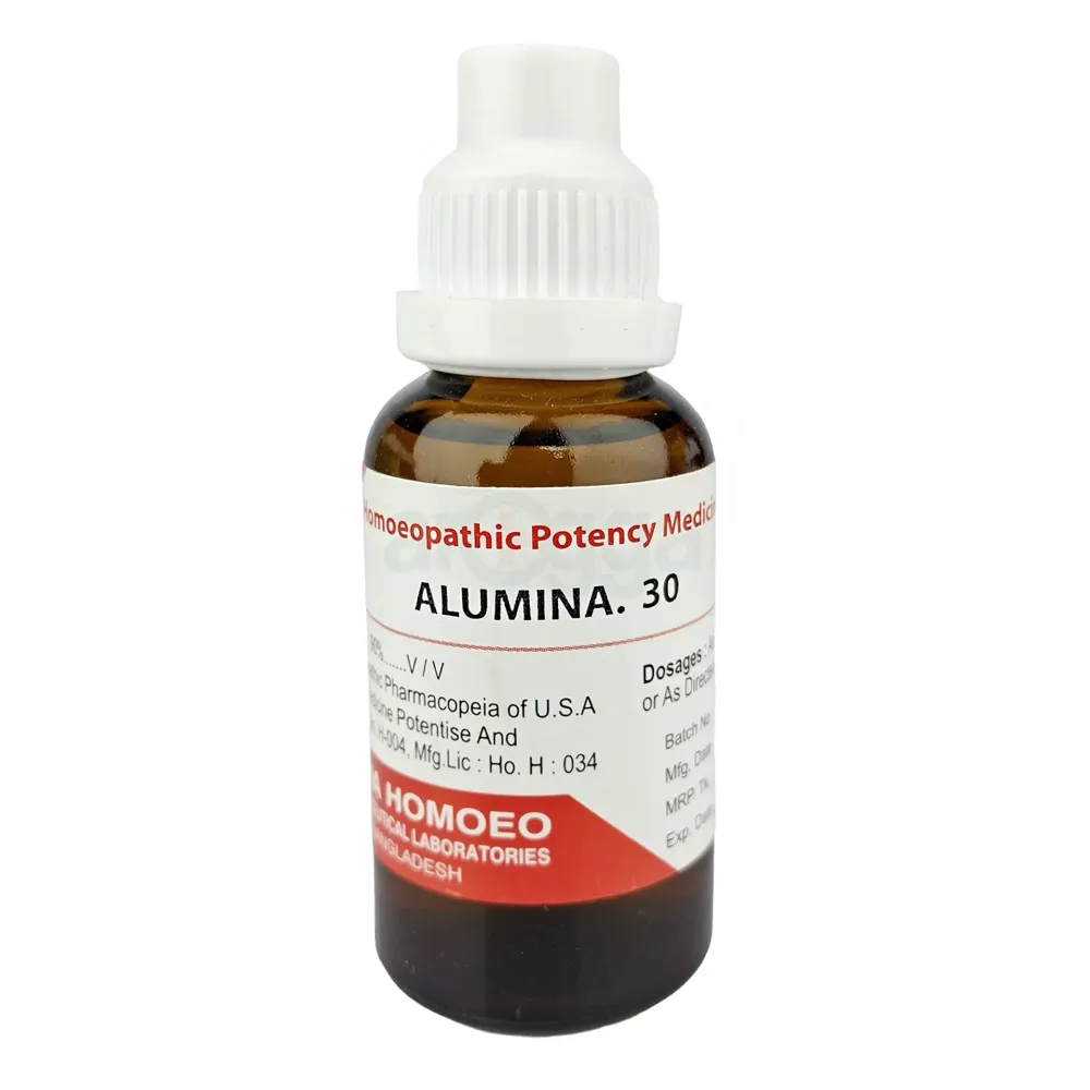 Alumina 30 30ml (Zoha Homeo) price in Bangladesh | Arogga