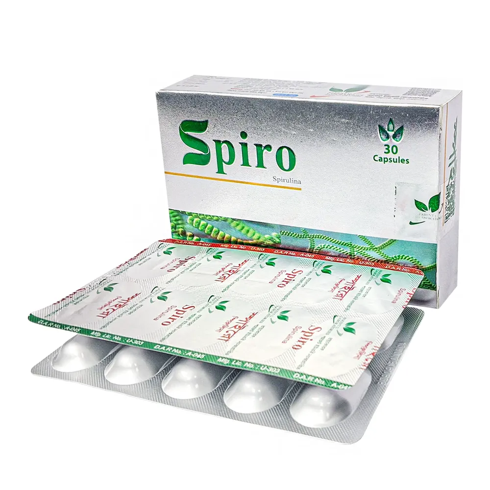 Spiro 500 (Spirulina) price in Bangladesh | Arogga