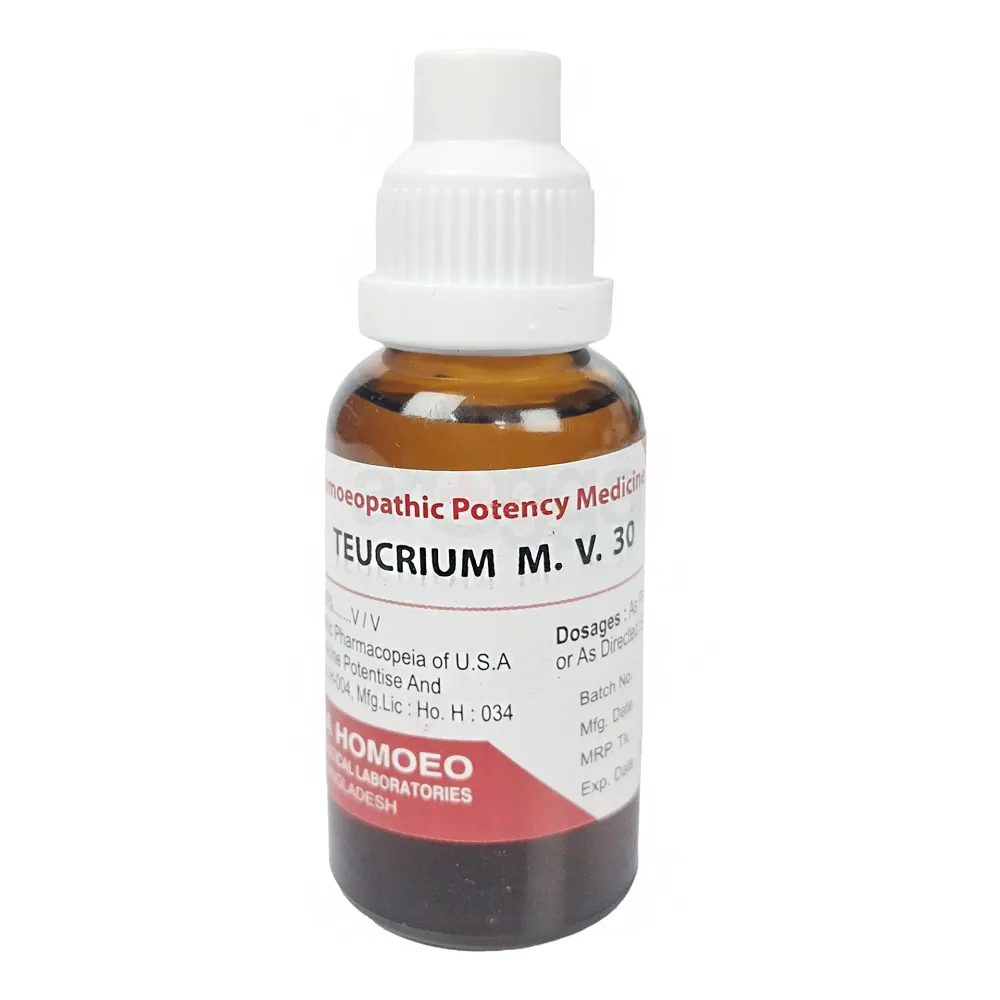 Teucrium M. V. 30 30ml(Zoha Homeo) price in Bangladesh | Arogga