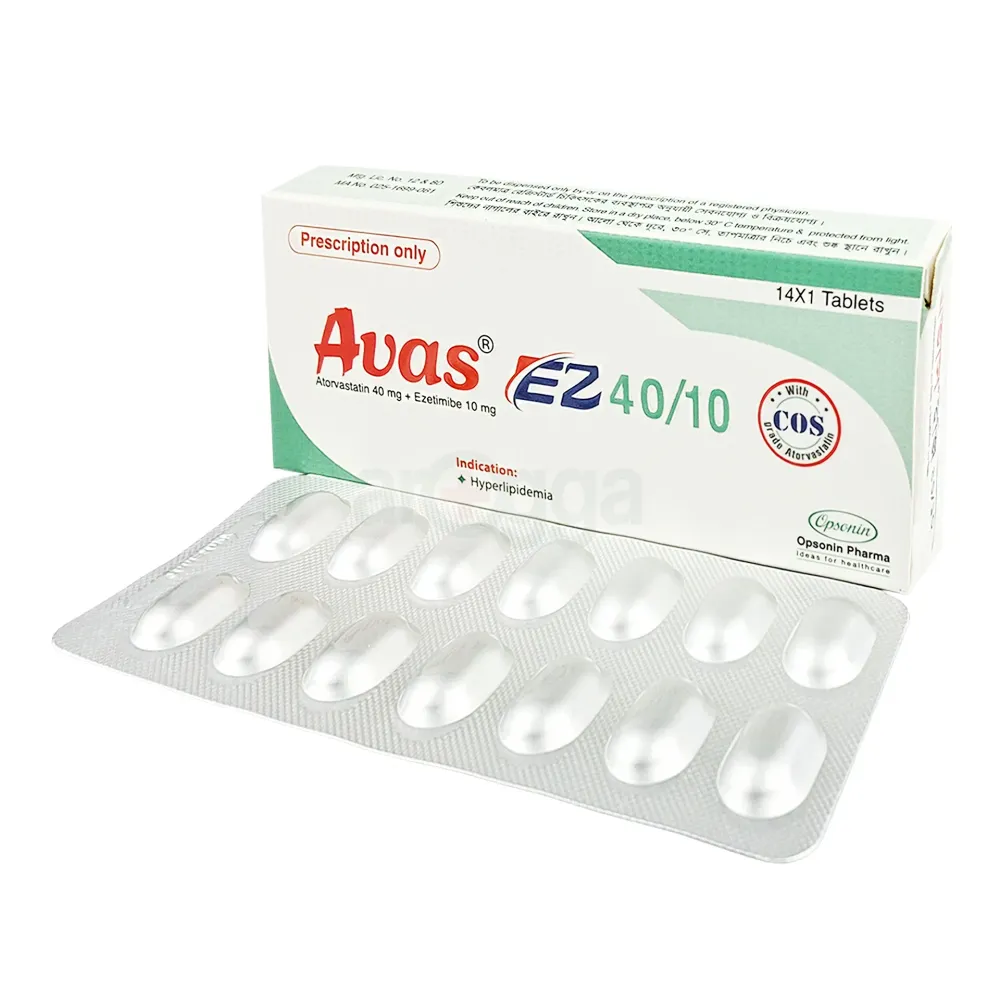 Avas EZ 40/10 price in Bangladesh | Arogga Online Pharmacy
