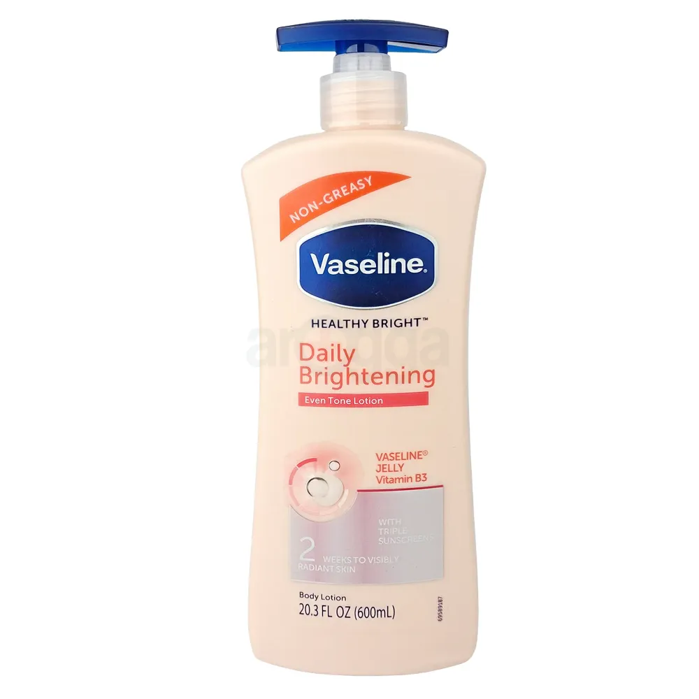 Vaseline Healthy Bright Daily Brightening Even Tone Non Greasy Lotion ...