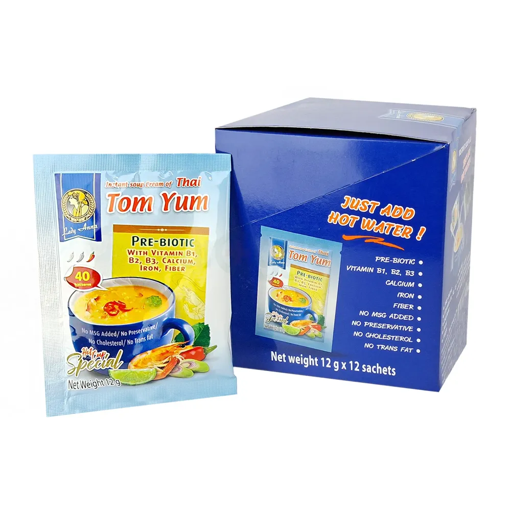 Lady Anna Instant Thai Tom Yum Soup 12g - 12pcs Sachets price in ...