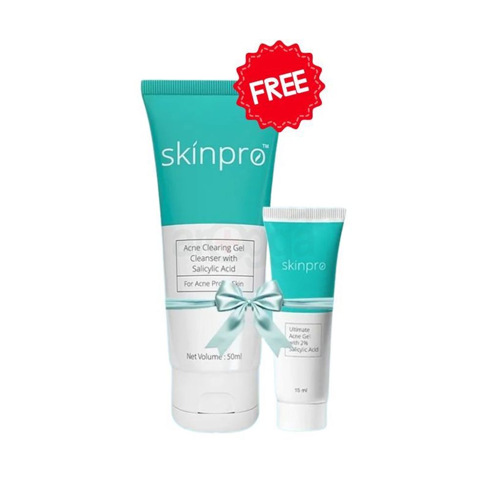 Buy 1 Skinpro Acne Clearing Gel Cleanser 50ml & Get 1 Skinpro Ultimate ...