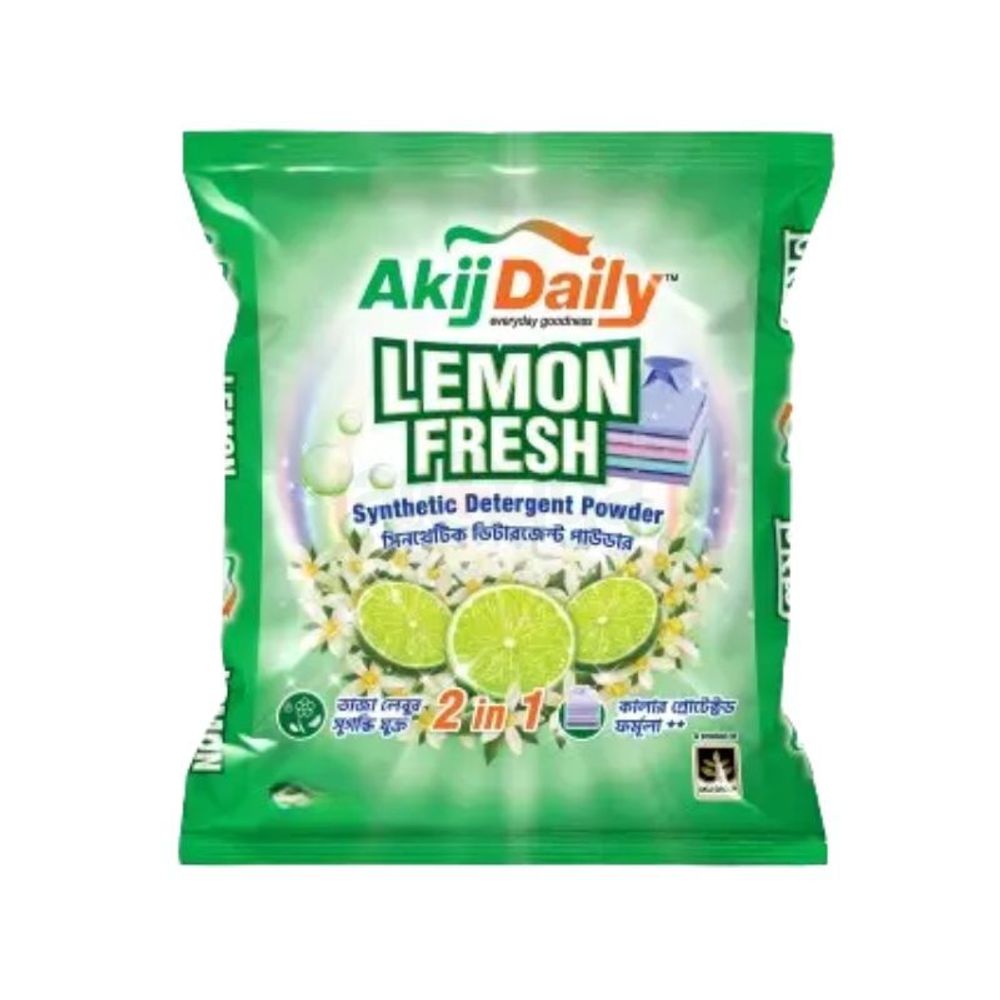Akij Daily Lemon Fresh Synthetic Detergent Powder 1kg price in ...