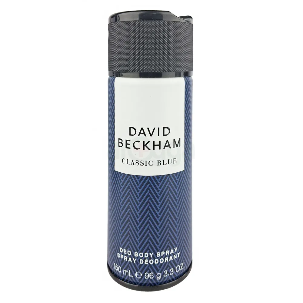 David Beckham Classic Blue Deodorant Body Spray For Men (UK) 150mL ...