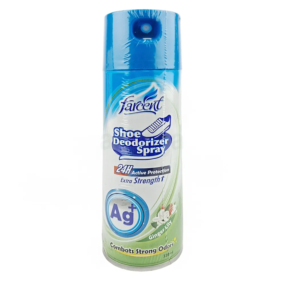 FARCENT Shoe Deodorizer Spray Extra Strength – Ginger Lily Fragrance ...