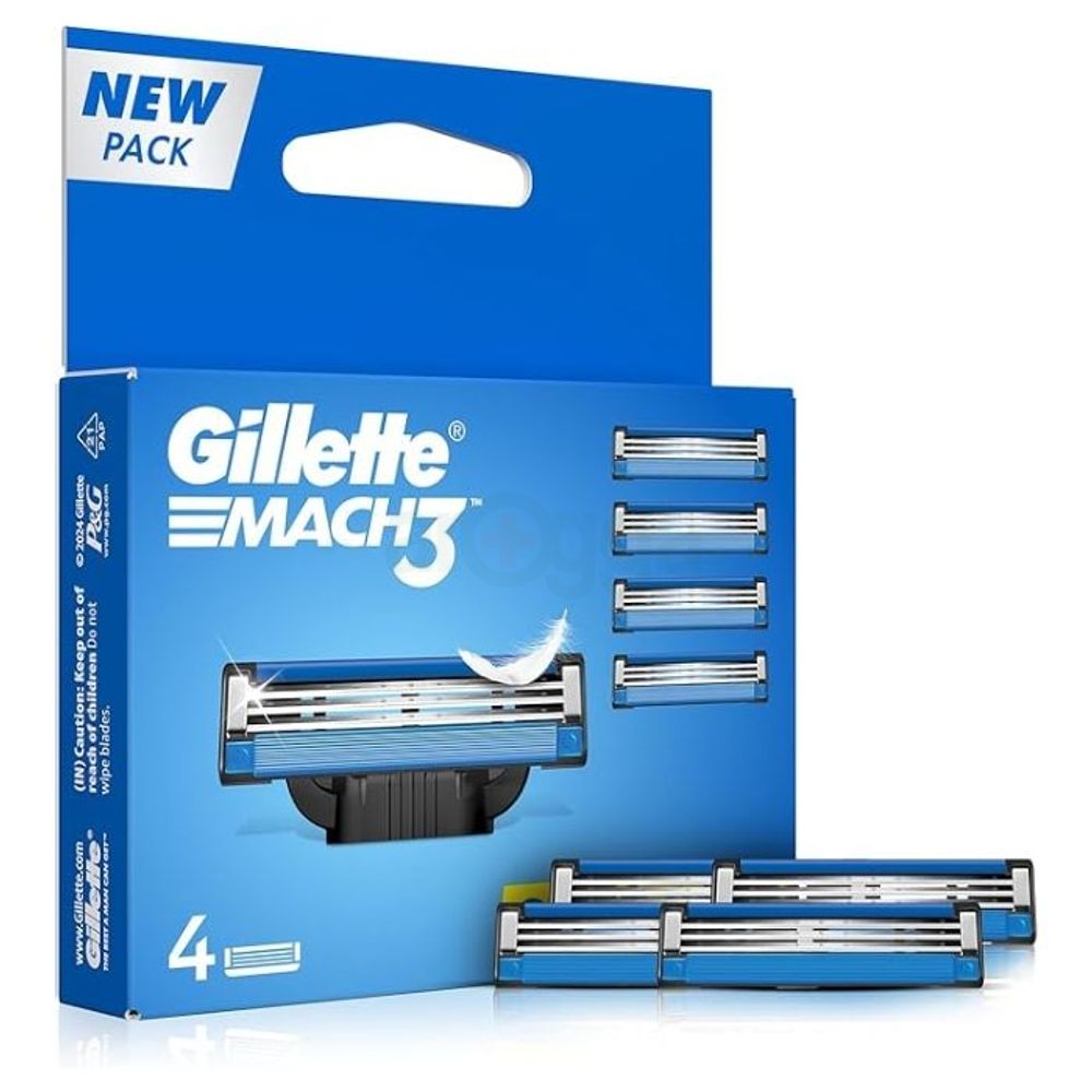 Gillette Mach 3 Razor Blades Refill 4Pcs price in Bangladesh | Arogga