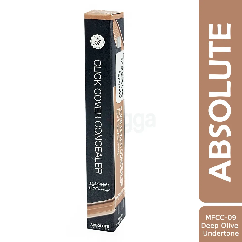 Absolute New York Click Cover Concealer –(MFCC-09 Deep Olive Undertone ...