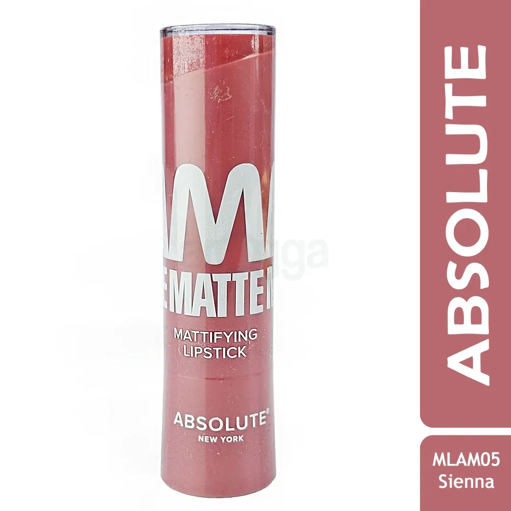 Absolute New York Mattifying Lip Color Stick (MLAM05 – Sienna) – 3g ...