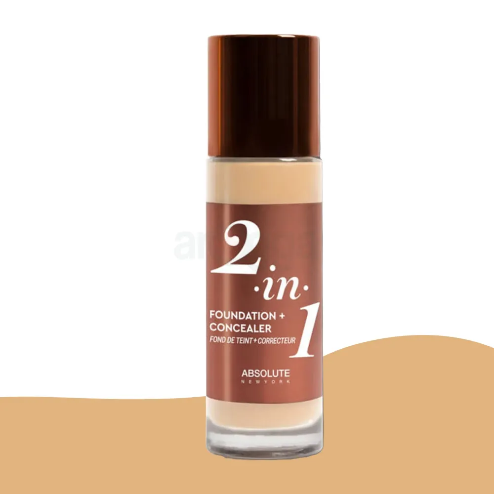 Absolute New York 2-in-1 Foundation + Concealer 35ml – MFFC01 Cool ...