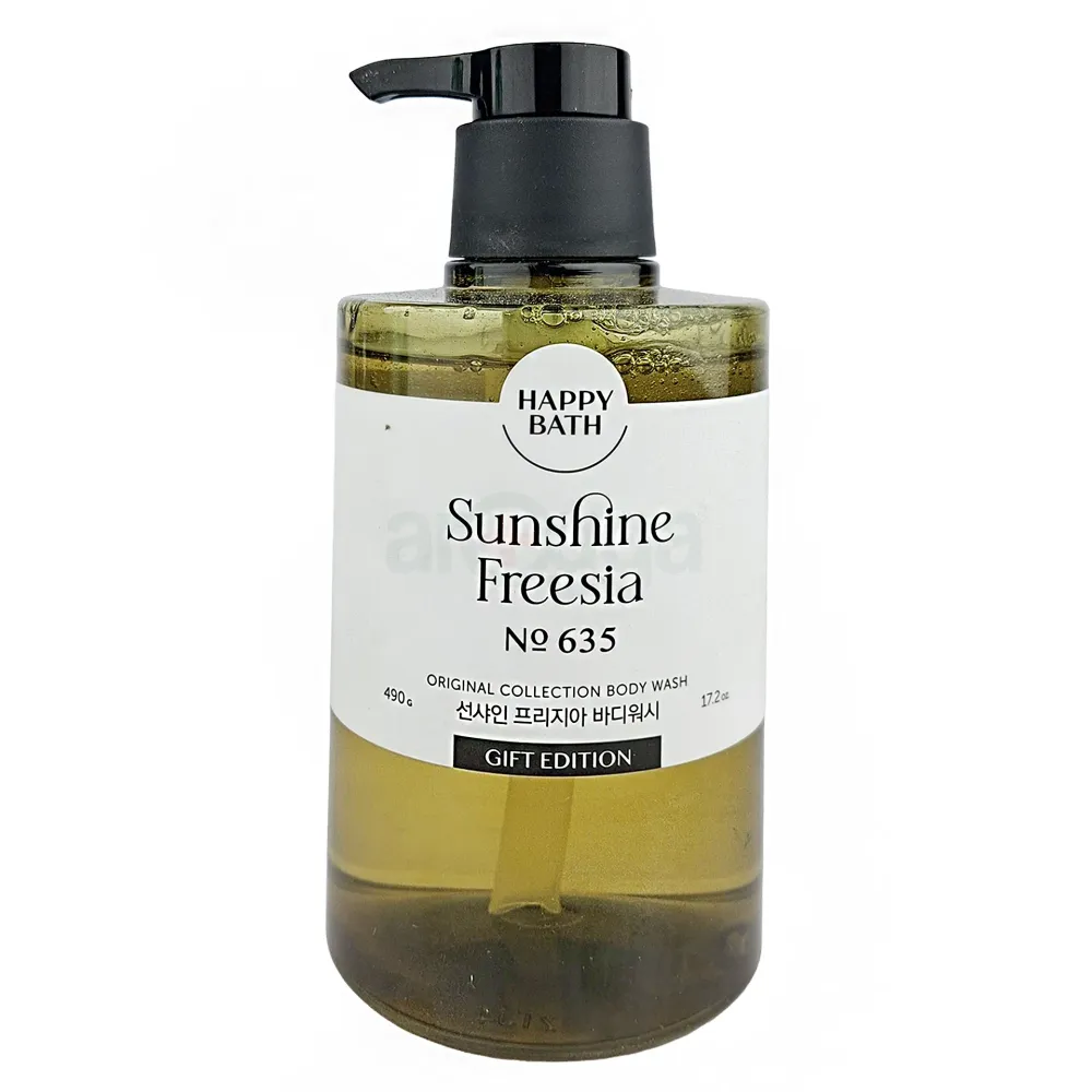 HAPPY BATH Original Collection Body Wash – Sunshine Freesia 490ml (Made ...