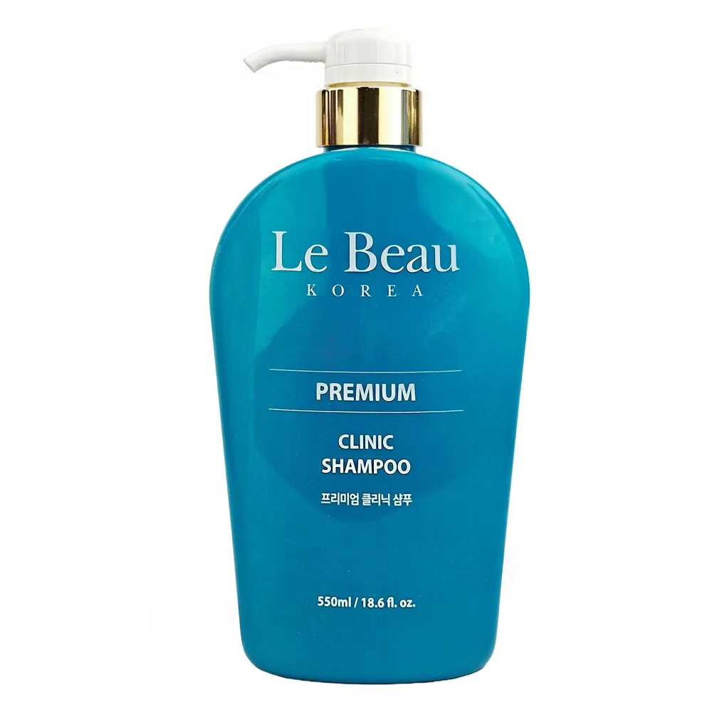 Le Beau Premium Clinic Shampoo 550ml – Deep Cleansing Hair Wash for ...