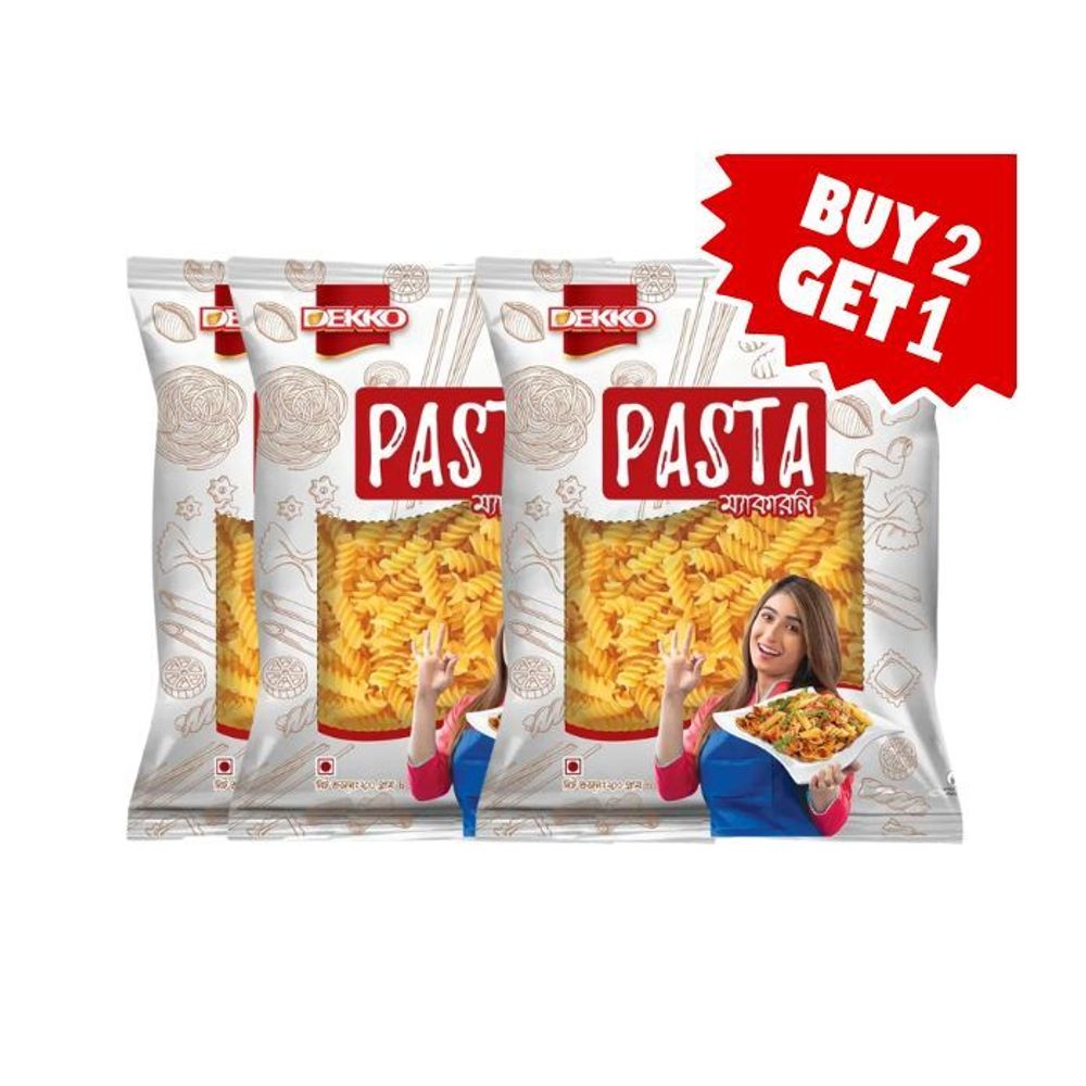 Buy 2 Dekko Pasta Screw 200g & Get 1 Free price in Bangladesh | Arogga
