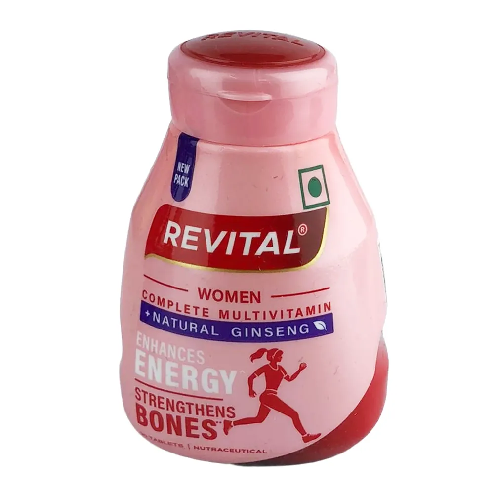 Revital H Multivitamin for Women with Natural Ginseng,Essential ...
