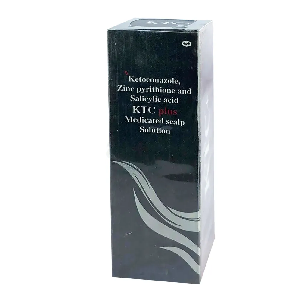 KTC Plus Ketoconazole Medicated Scalp Solution Shampoo – with Zinc ...