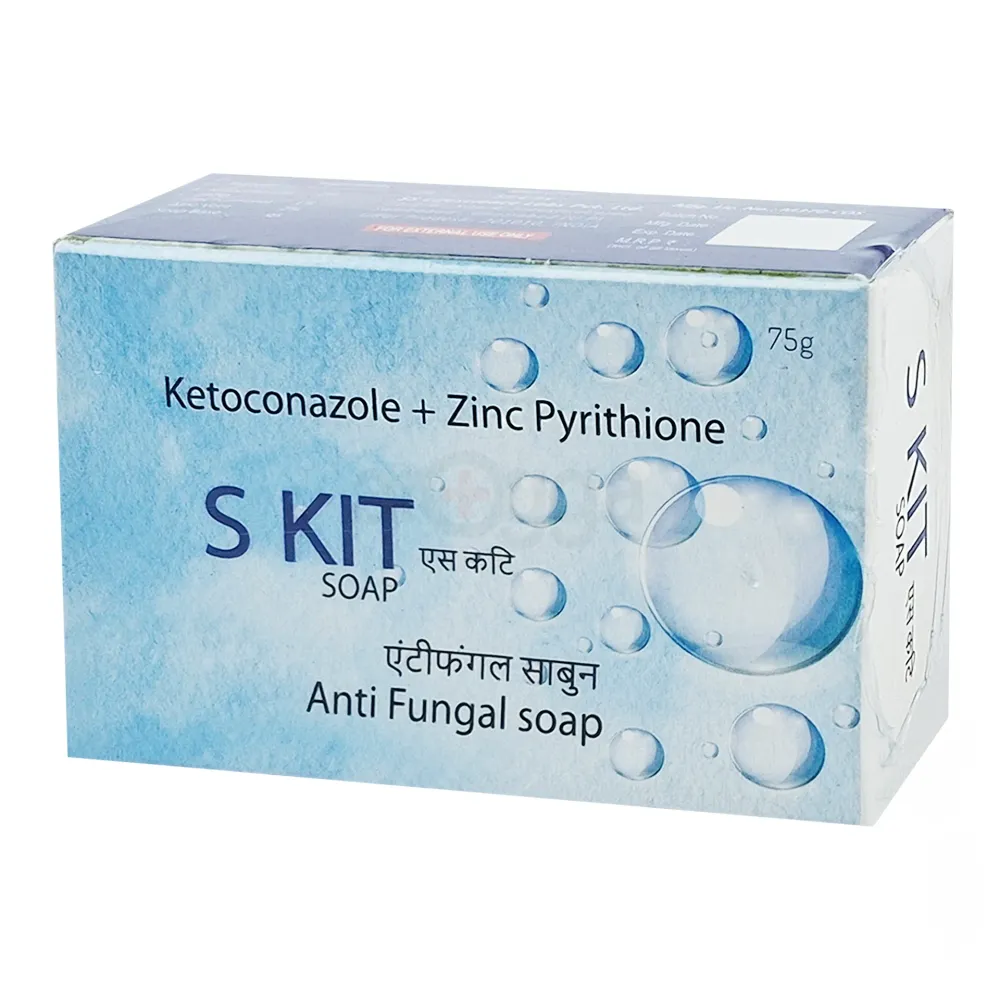 S KIT Anti-Fungal Soap (Ketoconazole + Zinc Pyrithione) – 75g price in ...