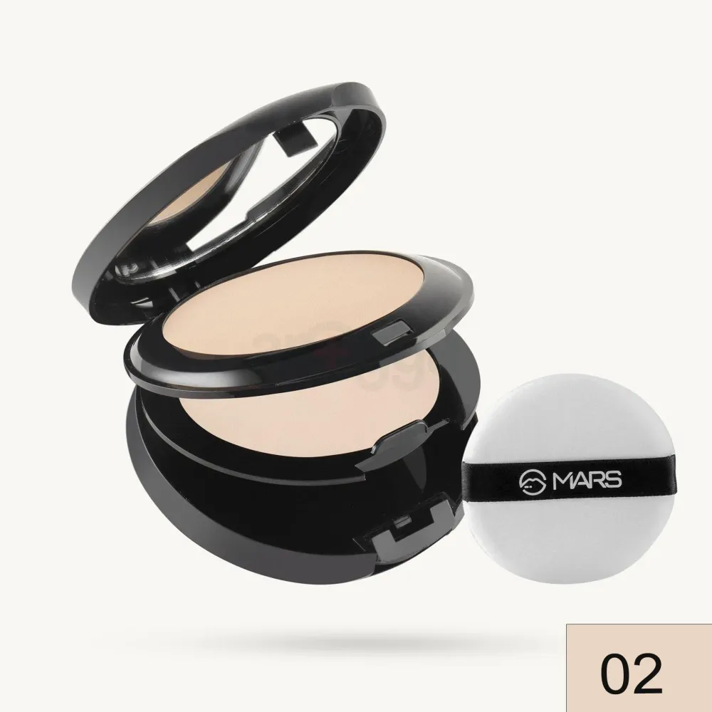 MARS Silky Skin Compact Powder – Shade 02 (2‑in‑1 Face Compact) price ...