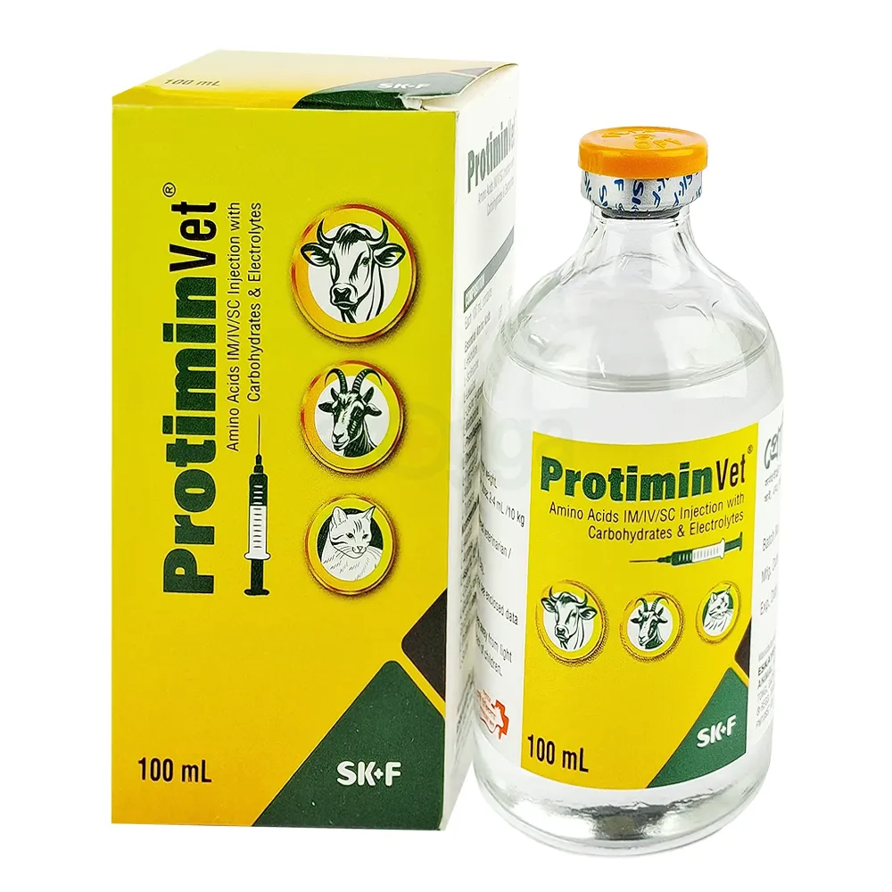 Protimin Vet IV IM Injection 100ml price in Bangladesh | Arogga