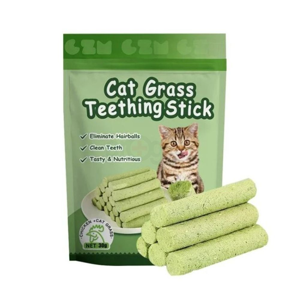 Cat Grass Teething Stick Set Chicken Flavor 6Pcs 30g price in ...